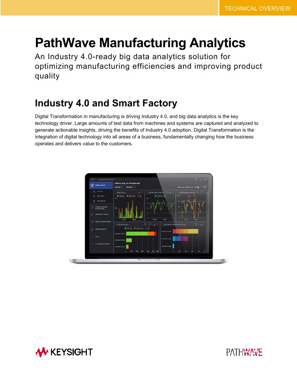 PathWave Manufacturing Analytics PDF Asset Page | Keysight